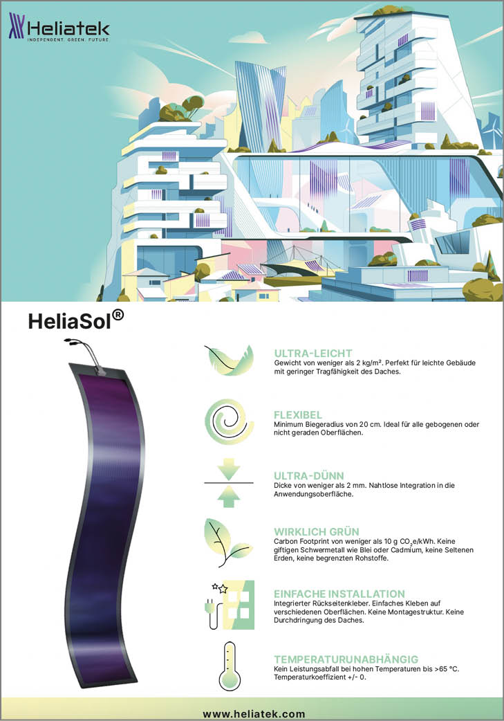 Heliatek Solarfolie: Smarte Lösung zur Energiegewinnung | IGEPA